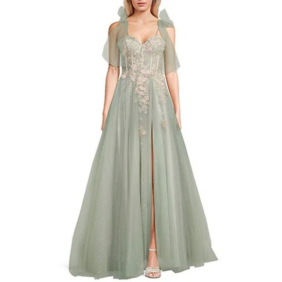 Gianni Bini | Dresses | Gianni Bini Formal Gown Princess Tulle Corset ...